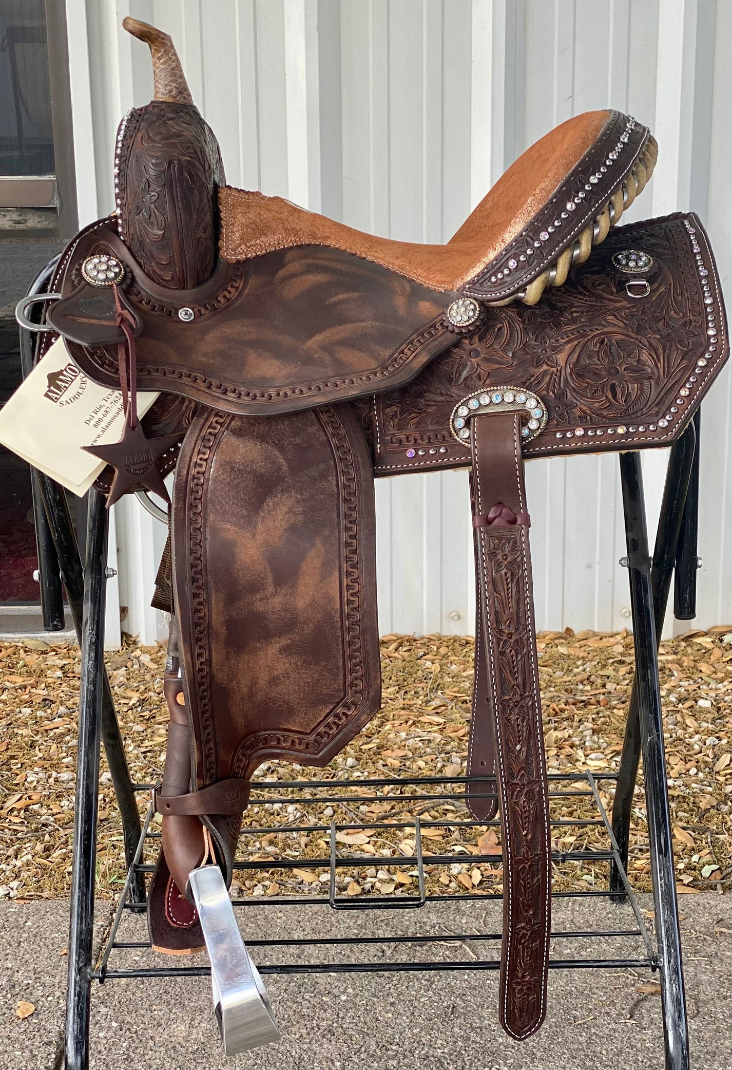 Vintage Glam Barrel Saddle – Alamo Saddlery