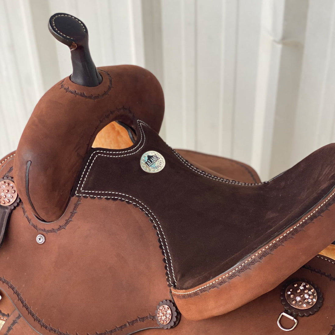 14" Alamo Air Barrel Saddle – Alamo Saddlery